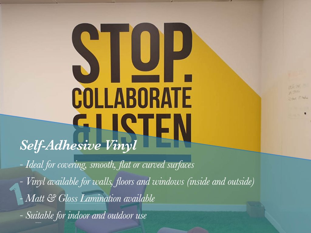 Self Adhesive Vinyl - Leeds Printing Company